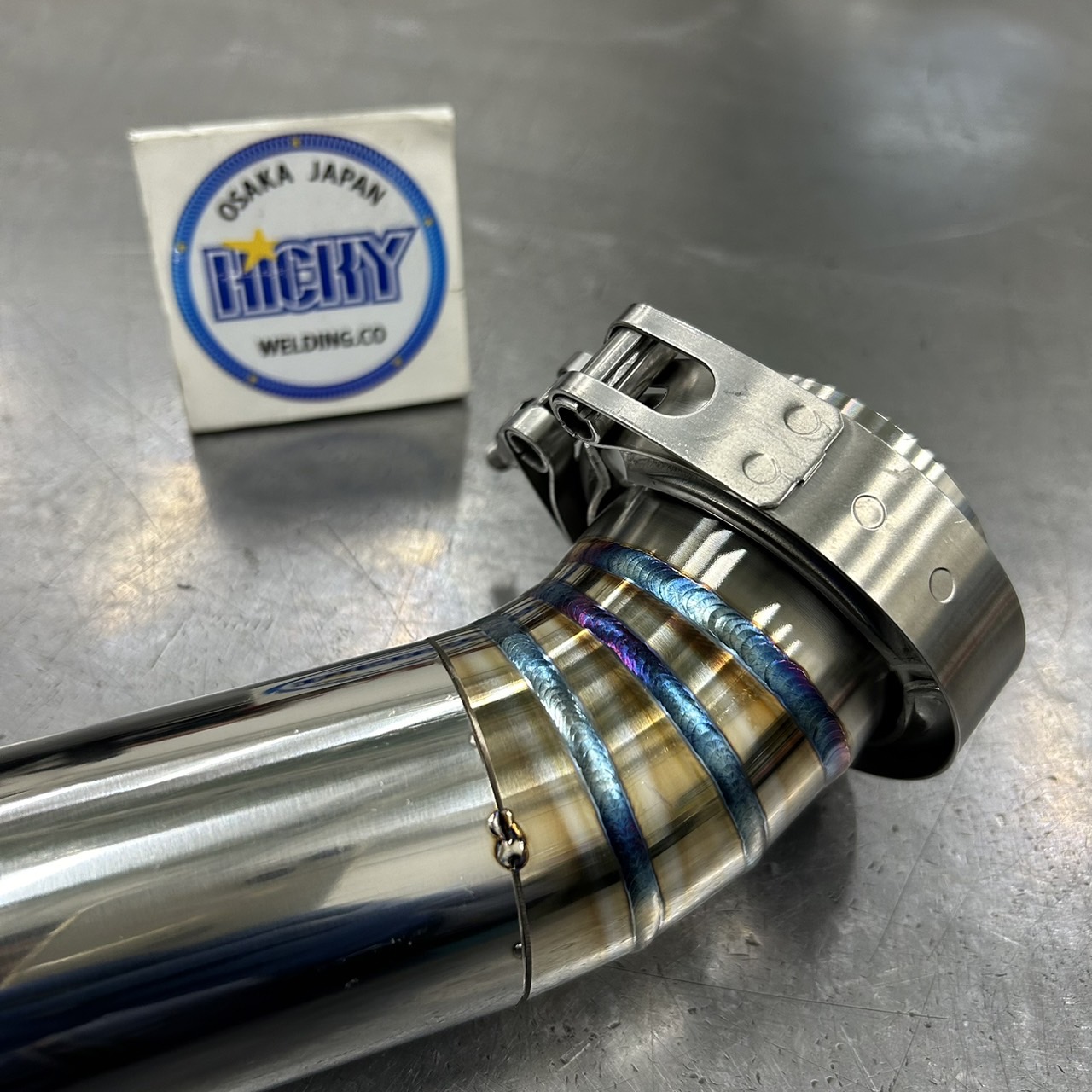 ポルシェ ケイマン ワンオフマフラー製作② | HICKY WELDING(ヒッキー溶接)