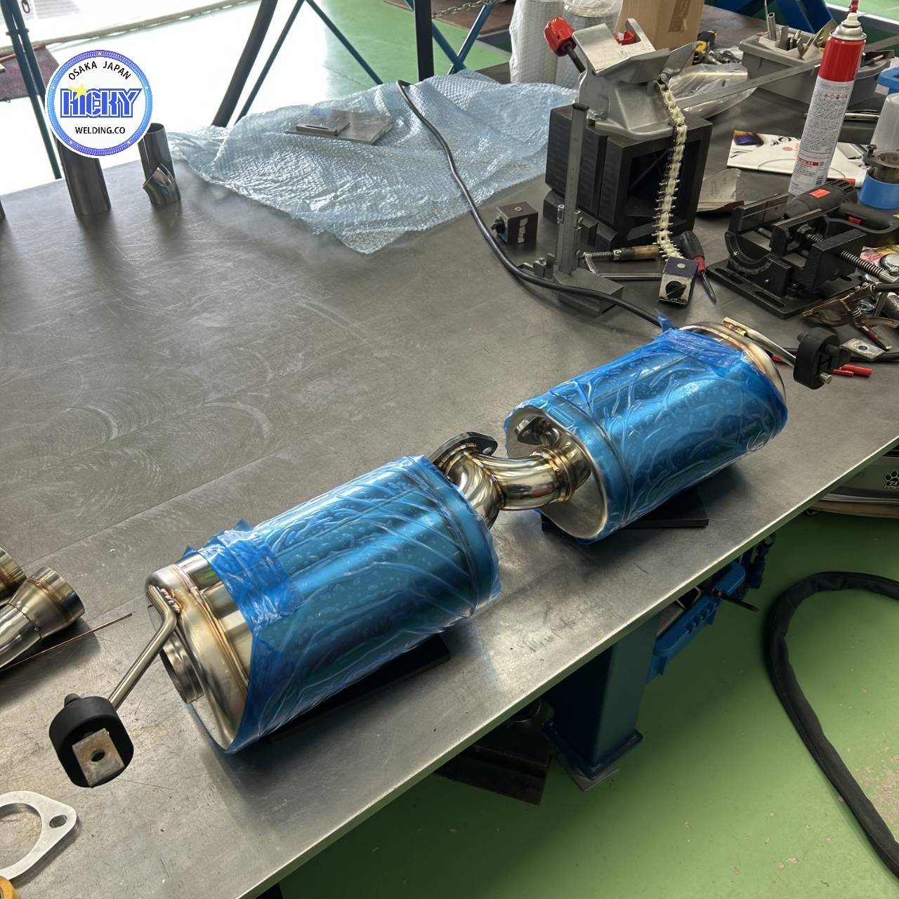 MR-2 ワンオフマフラー製作② | HICKY WELDING(ヒッキー溶接)